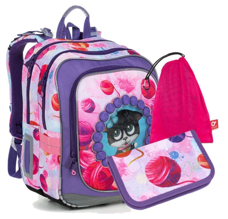 Školní batoh v setu Topgal ENDY 19005 SET MEDIUM